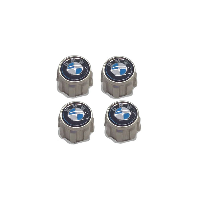 Genuine BMW M Performance BMW Logo Wheel Tyre Air Valve Caps Dust Cove