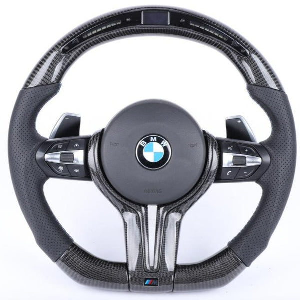 BMW M-Sport Style Customisable Carbon Fibre / Alcantara Steering Wheel ...